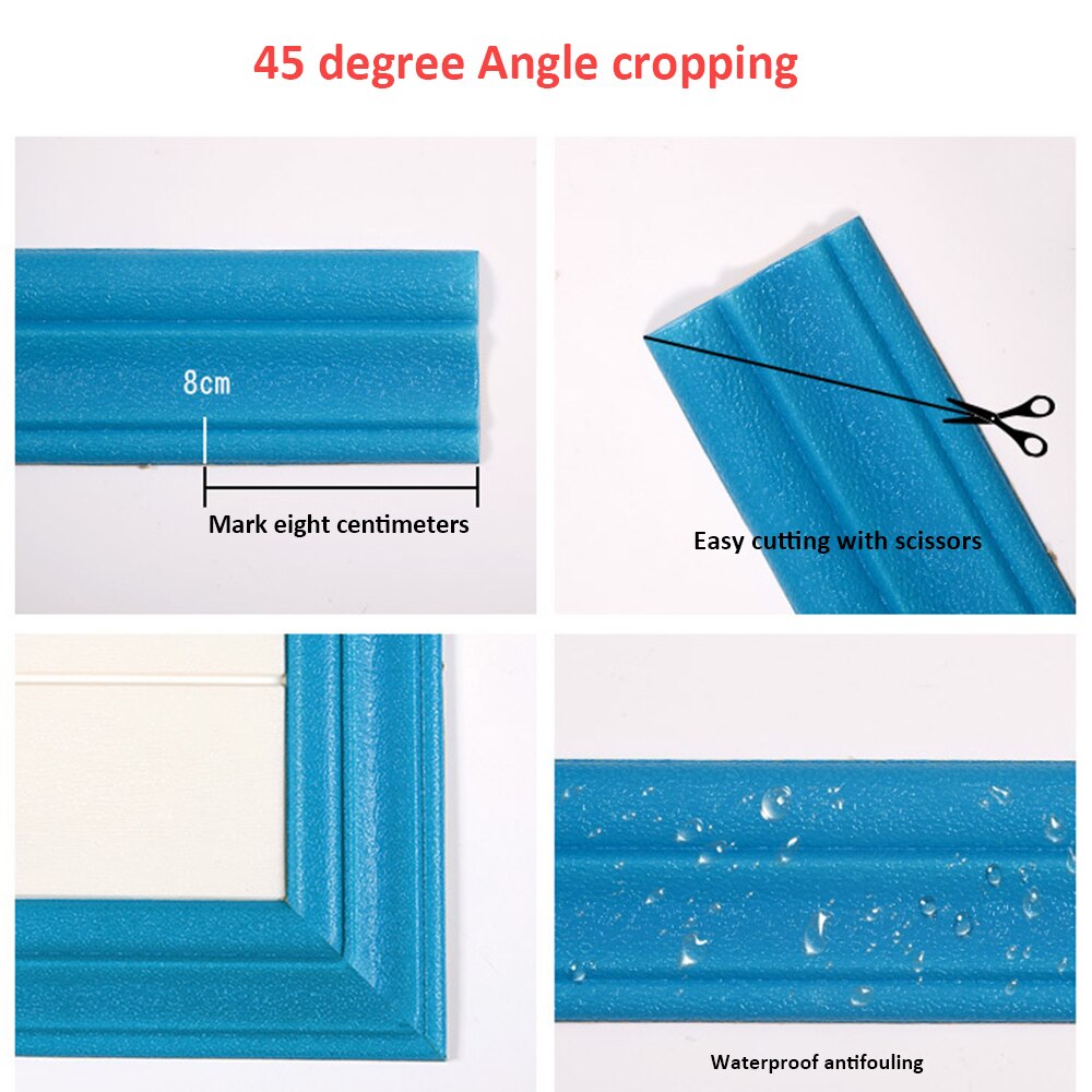 3D Border Wall Sticker Waterproof Home Anti-Collis... – Grandado