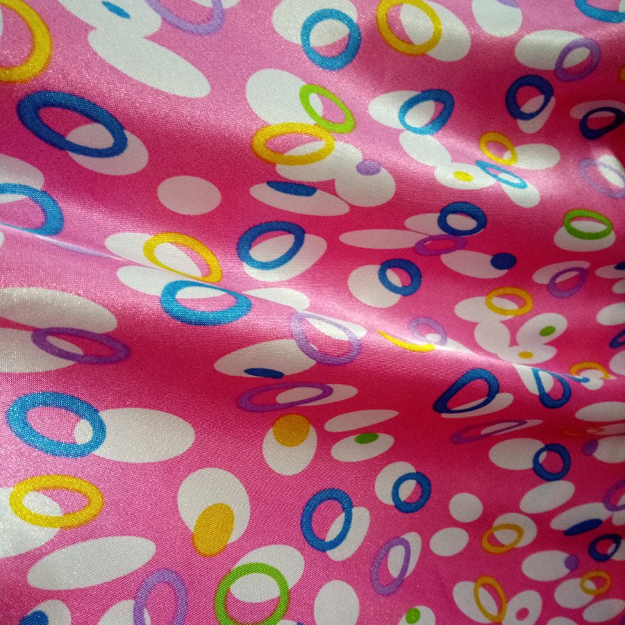 Dibujos Animados satén puntos Charmeuse tela tapa ... – Grandado