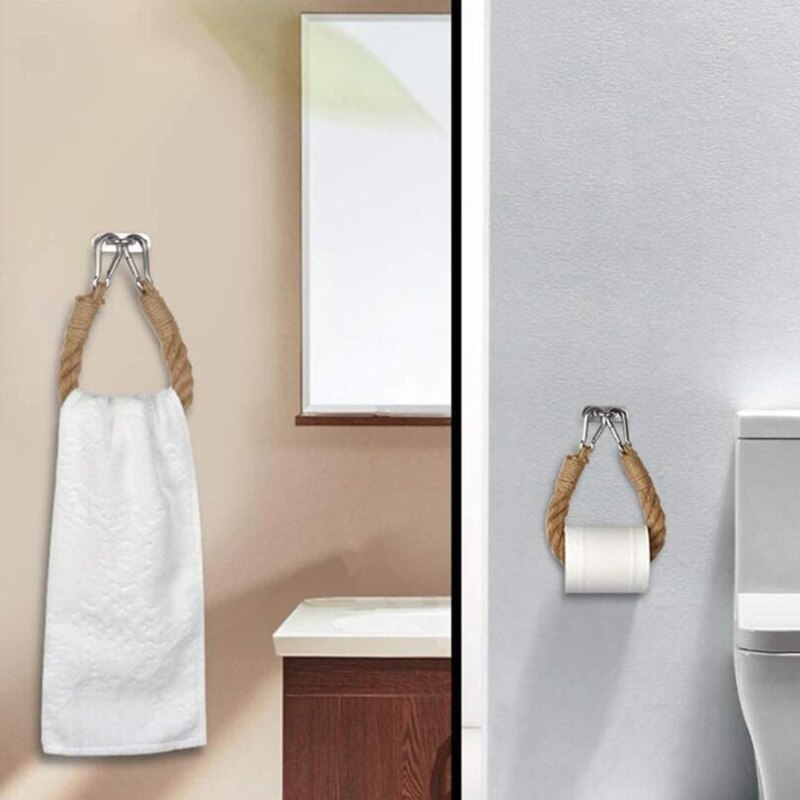 Retro Roll Paper Hanging Rope Wall Mounted Toilet ... – Vicedeal