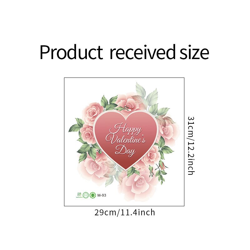 Liefde Bloem Engels Slogan Wc Sticker Home Valenti... – Grandado