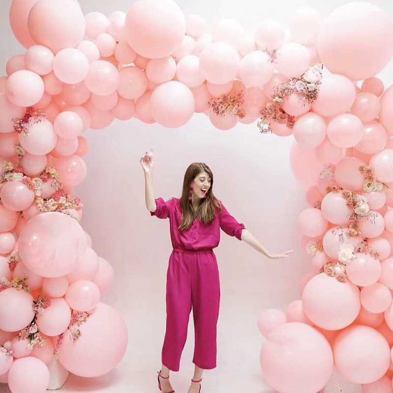 Beautiful Giant Pink Peach Round Balloons 5/10/18/... – Grandado