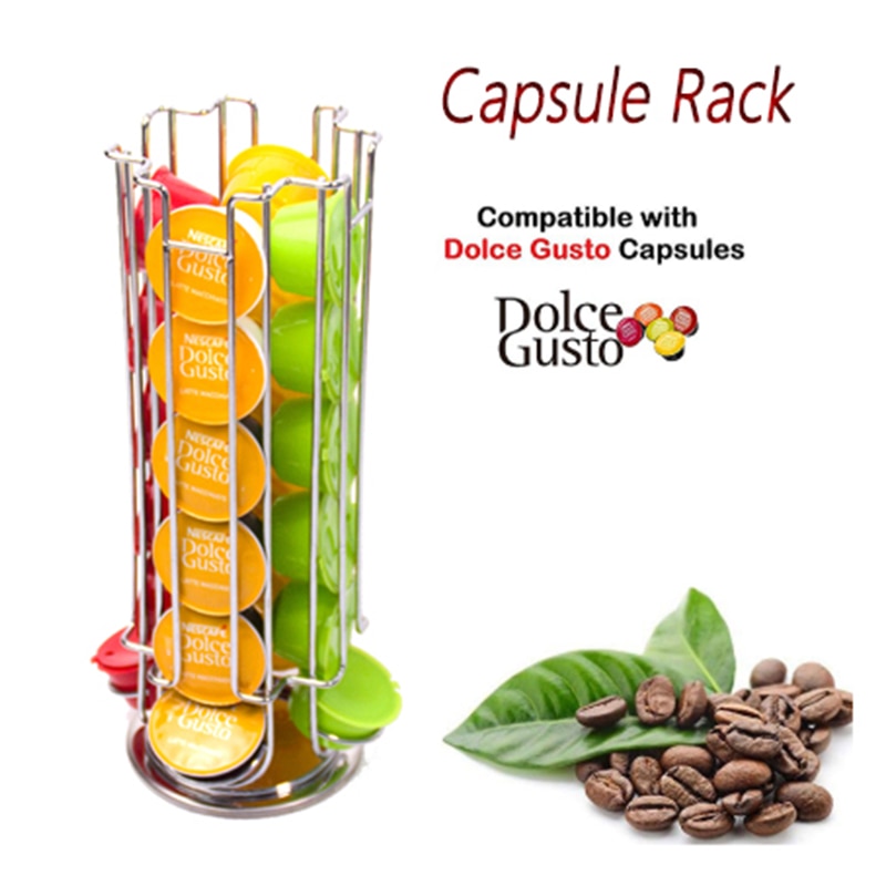 24Cups Voor Nespresso Capsule Beugel Pods Roterend... – Grandado