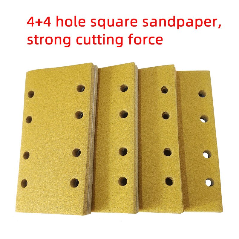 Rectangular Sandpaper 95/180mm 8-Hole Self-adhesiv... – Grandado