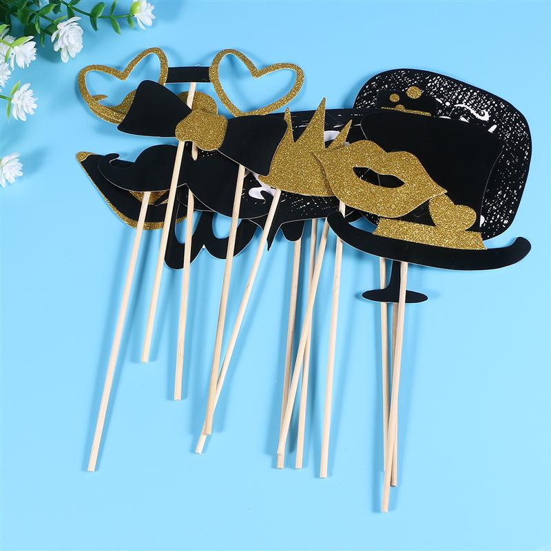 12pcs Party Prop Set Grappige Glitter Decoratieve ... – Grandado