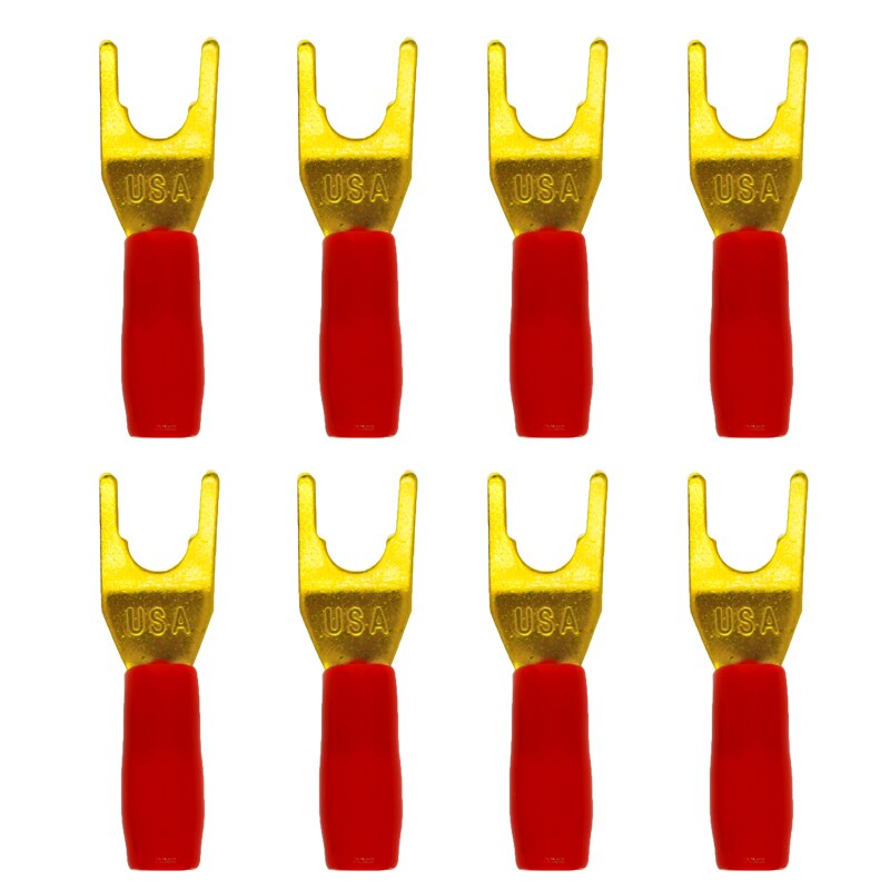 8Pcs Gold Plated U Y Type Banana Plug Cable Wire C... – Grandado