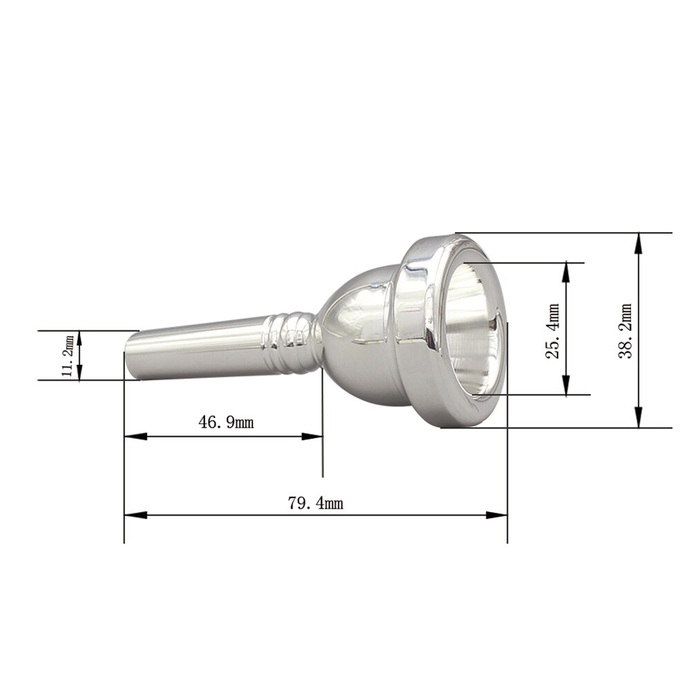 Altto pasuuna kuparisuukappale suukappale 6.5al – Grandado