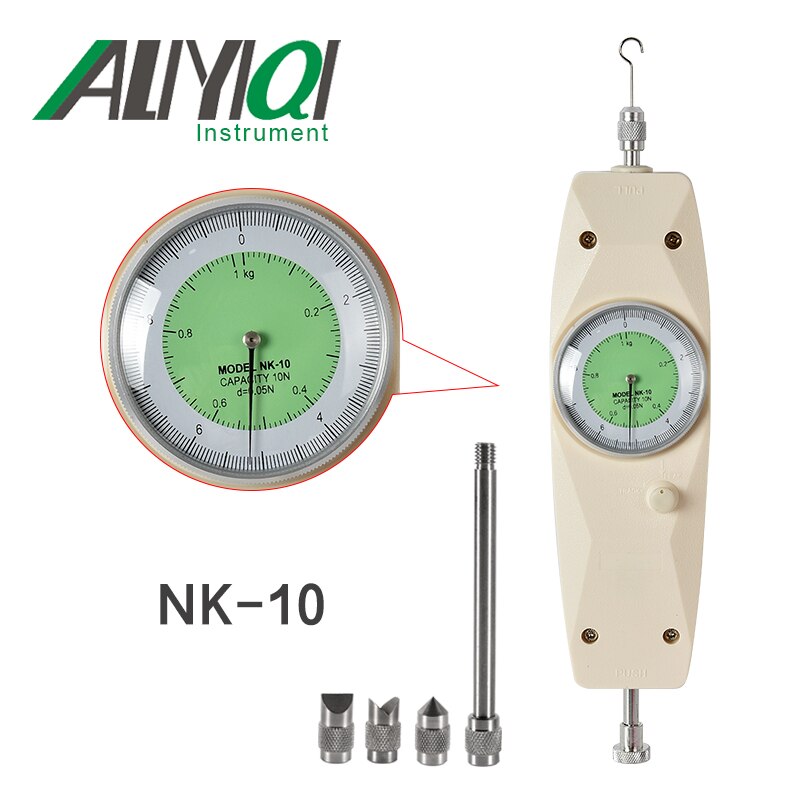 NK-10N 10N/1Kg Analog Force Gauge Push And Pull Dy... – Vicedeal