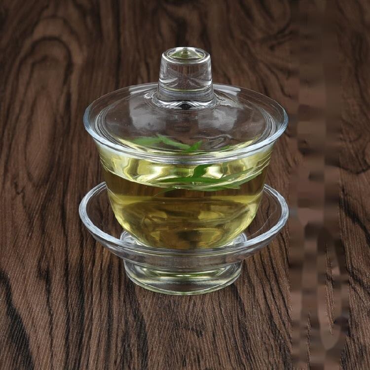 Gaiwan Thick Glass Tea Cup High Heat -resistant Gr... – Grandado
