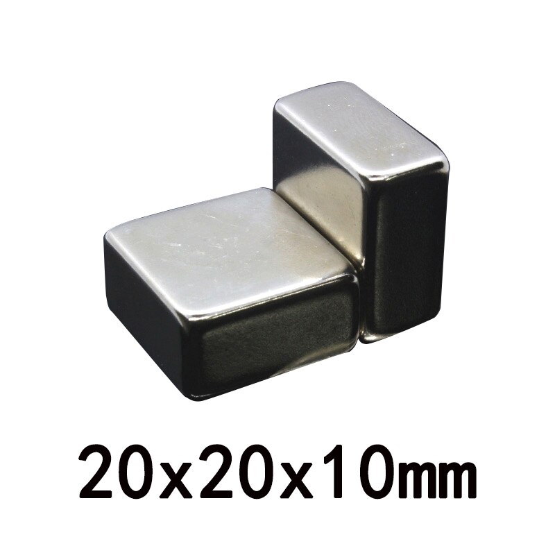 1/2/3/5/10/20pcs 20x20x10 mm Search Quadrate Magne... – Vicedeal