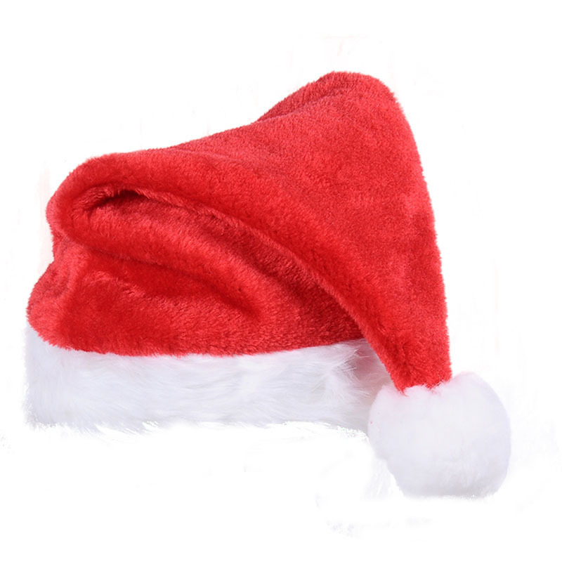 Christmas Hat Adult Christmas Hat Unisex Velvet Ch... – Grandado