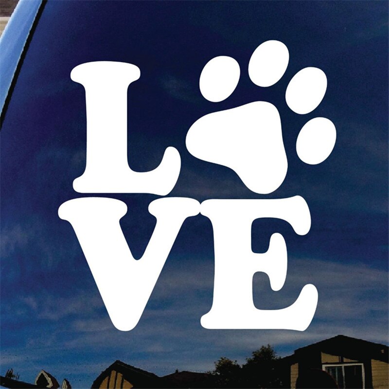Liefde Poot Hond Kat Familie Die Cut Vinyl Decal V... – Grandado