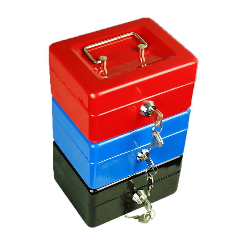 Mini Portable Steel Petty Lock Safe Box Lockable C... – Grandado