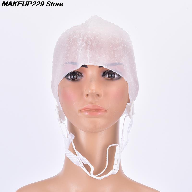 1 Pc Silicone Hair Highlights Cap With Needle Reus... – Grandado