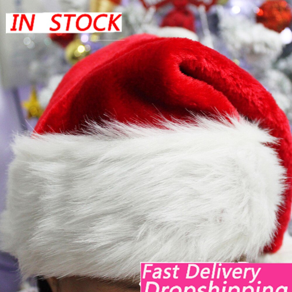 Christmas Cap Thick Ultra Soft Plush Cute Santa Cl... – Grandado