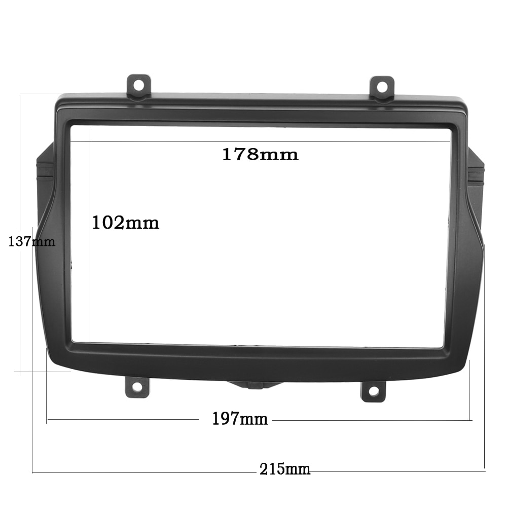2Din Autoradio Fascia Cover Voor Daewoo Royale Lad... – Grandado