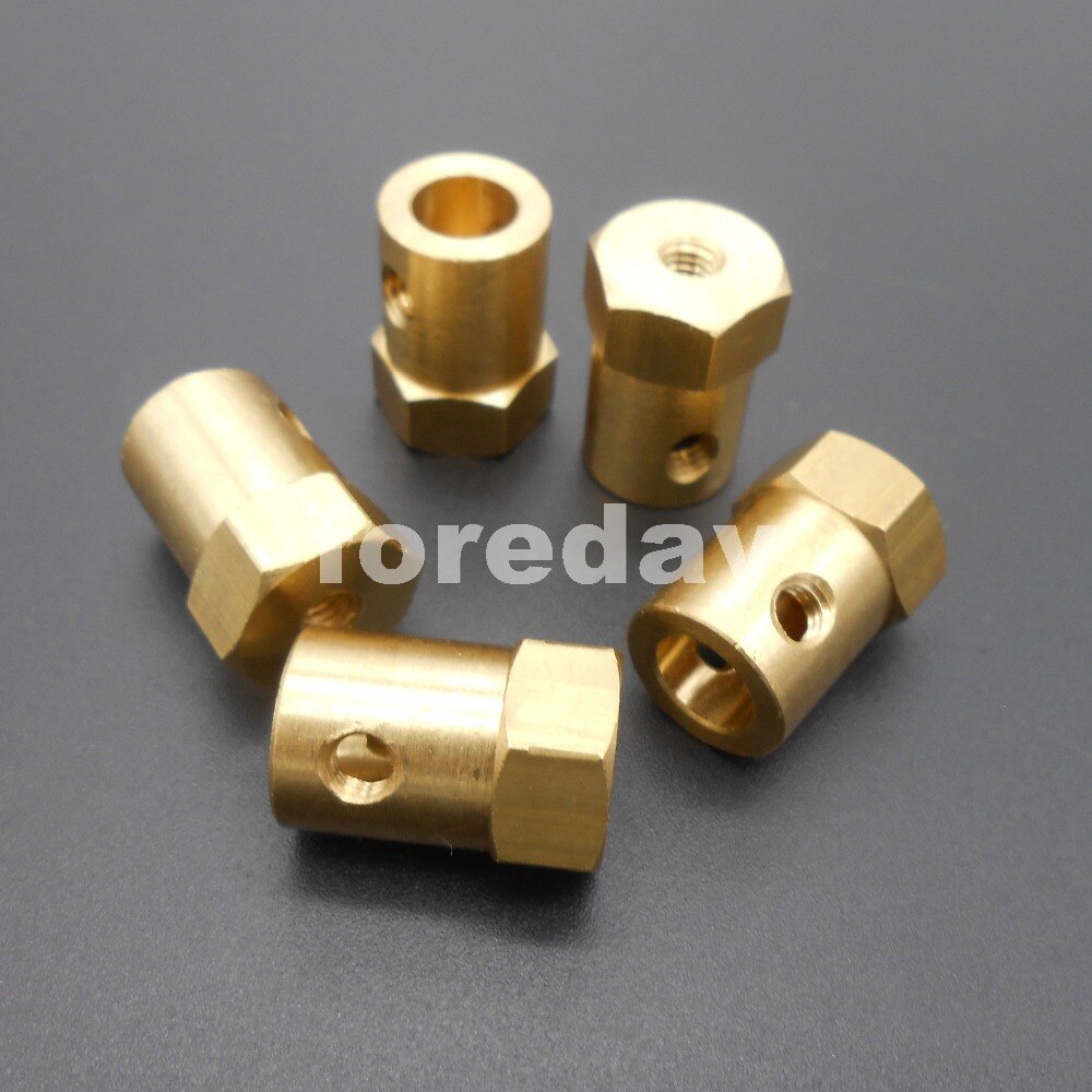 5PCS 7MM Wheel Shaft Motor Hexagonal HEX Coupling ... – Vicedeal