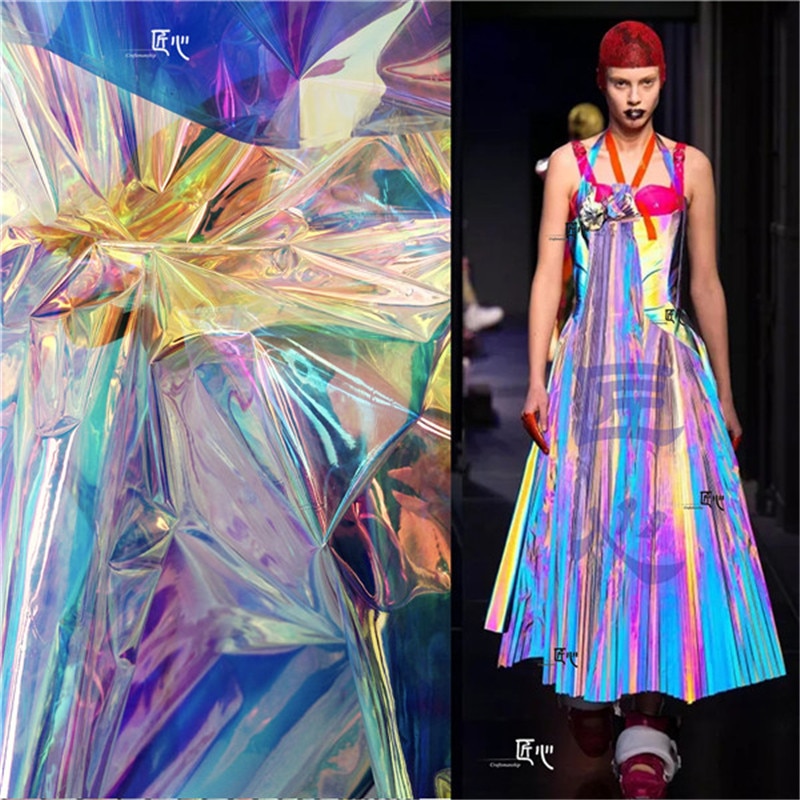 50cm*140cm/piece Transparent colorful tpu fabric r... – Grandado