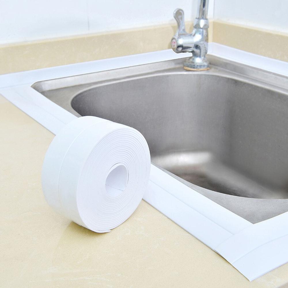 Sealing Tape White Bucket Practical Gap Mold Proof... – Grandado