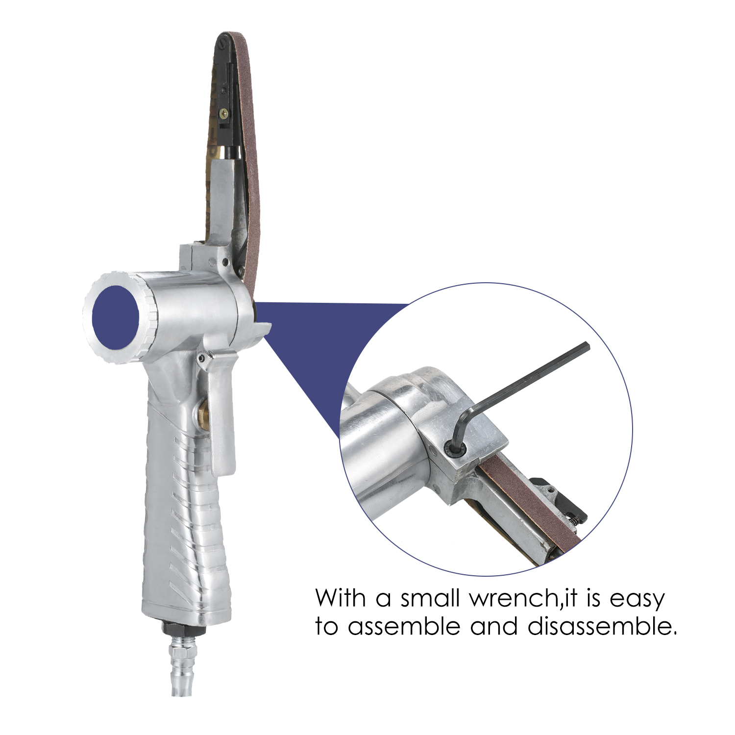 KKmoon 10MM Metal Pneumatic Air Belt Sander Machin... – Grandado