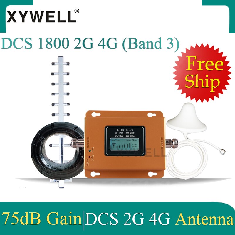 75dB LTE 1800 4g signal booster gsm signal booster... – Grandado