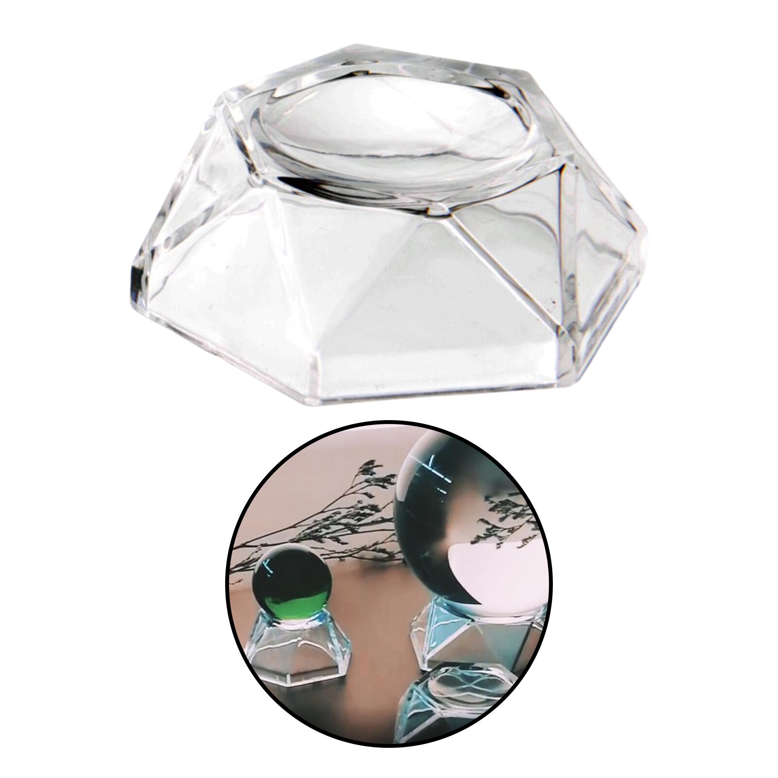Blocks Crystal Ball Display Stand Holder for Galss... – Grandado