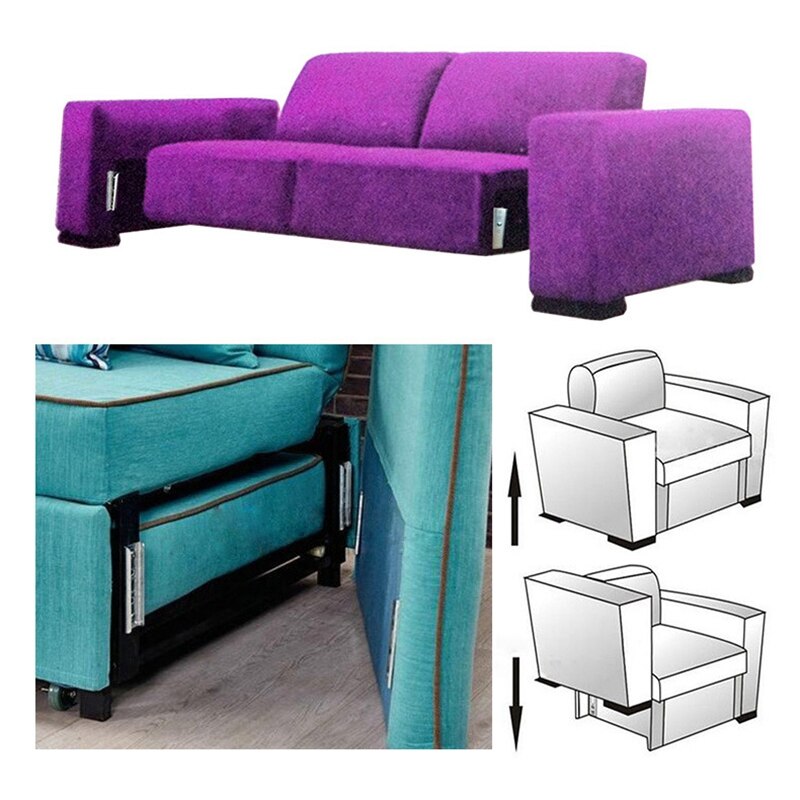 5 Pairs Sofa Furniture Connector Sofa Latch Slider... – Grandado