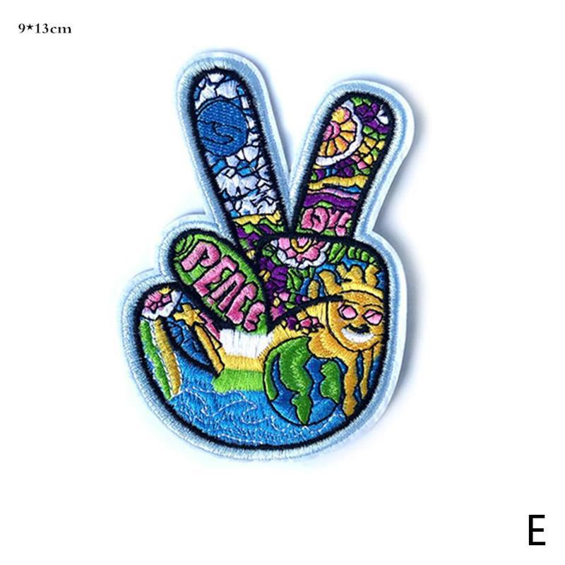 6 Colors Prajna Peace Sun Iron On Patch Jacket Emb... – Grandado