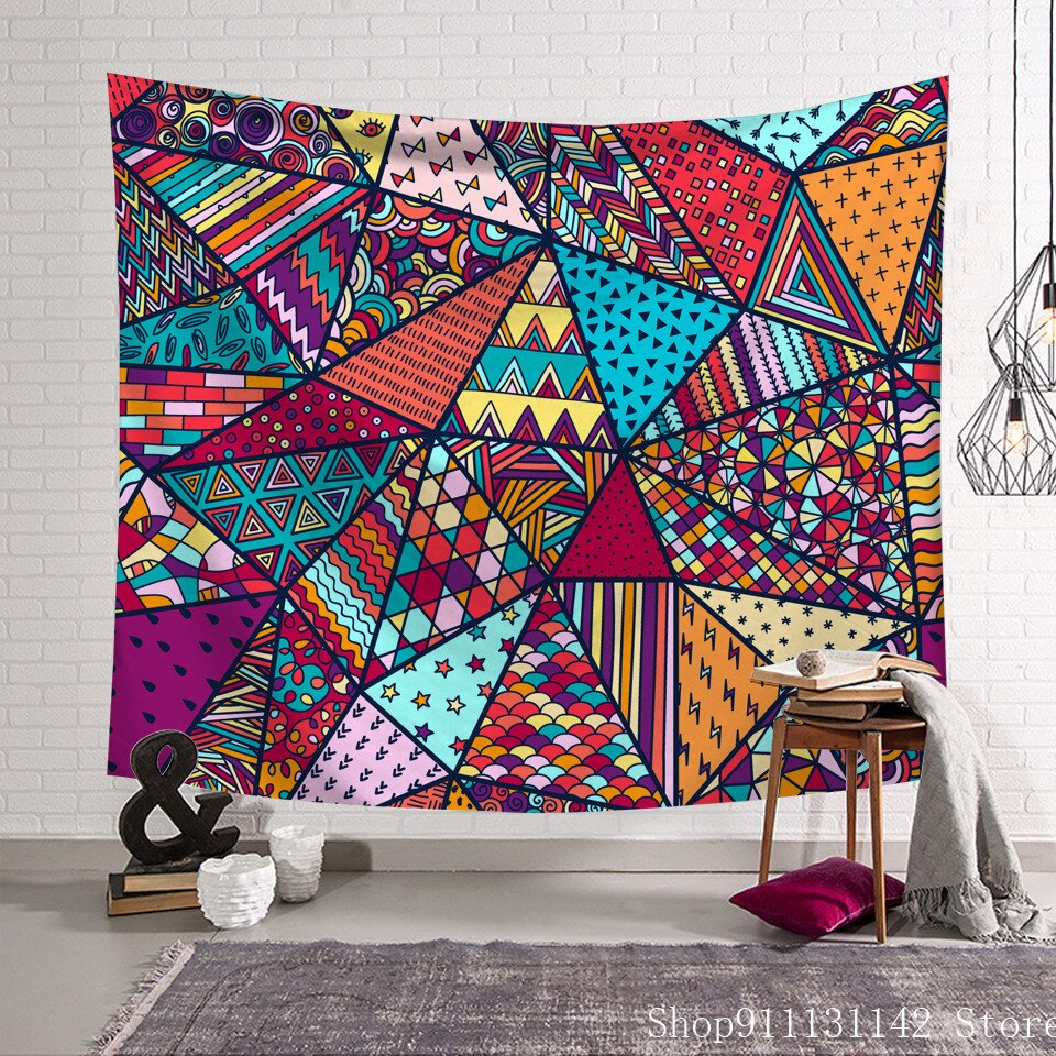 Mandala 3D Digital Printing Square Tapestries Wall... – Grandado