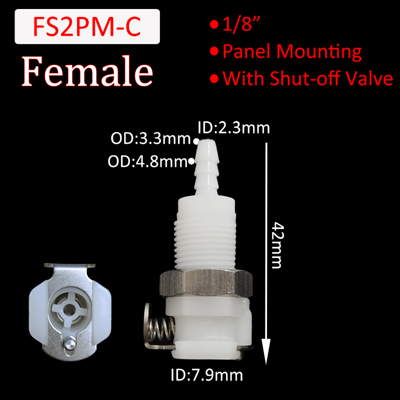 1/8 quick disconnect fitting coupler valved quick ... – Grandado