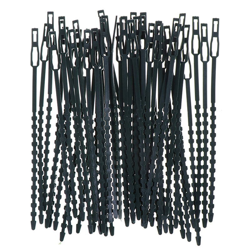 50pcs/lot Adjustable Plastic Plant Cable Ties Reus... – Grandado