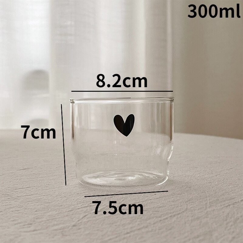 Ins Leuke Liefde Glazen Beker Melk Koffie Smiley C... – Vicedeal