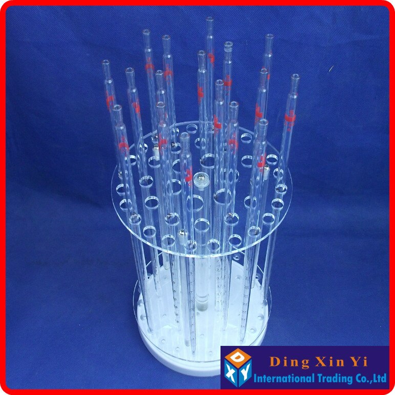 42 holes circular pipette stand Organic glass grad... – Grandado