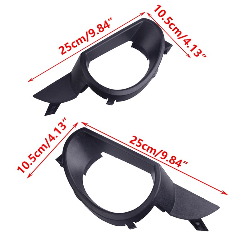 1 Pair Car Front Bumper Fog Light Lamp Grille Cove... – Vicedeal