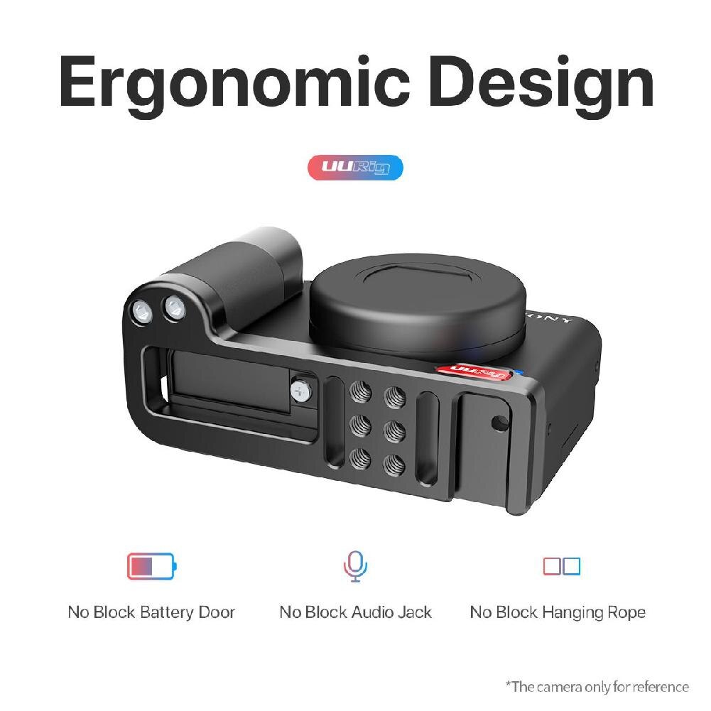 acekool Vertical Shoot Hand Grip with Microphone m... – Grandado