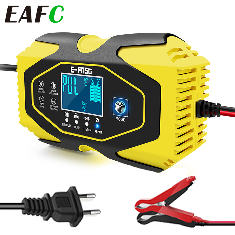 Eafc Volautomatische Auto-acculader 12V 6A 24V 3-S... – Grandado