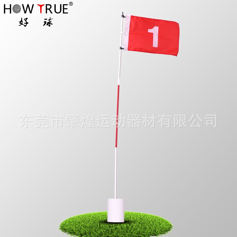 Style Golf Three-section Flagpole Green Target Fla... – Grandado