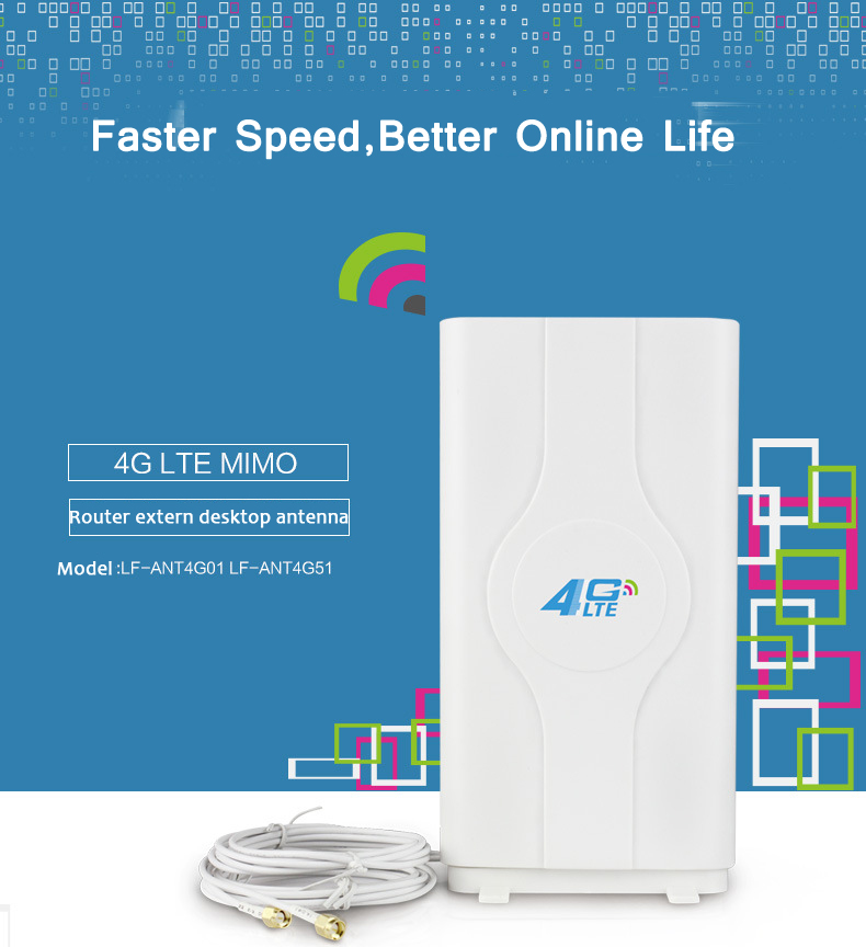 4g lte wifi-antenn 88 dbi ts9 crc 9 sma-kontakt 4... – Grandado