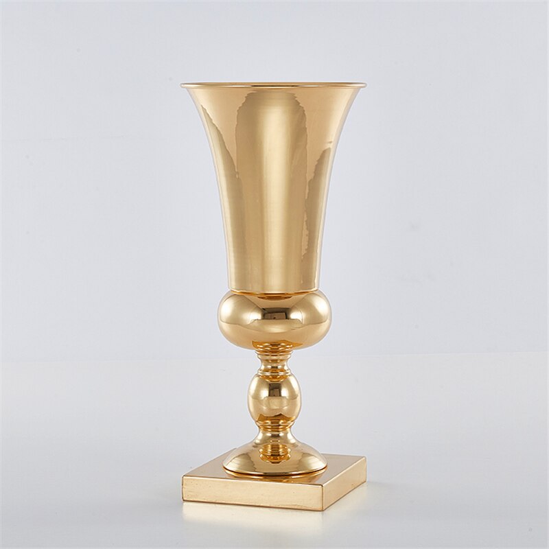 Guld silver metall vas fest skrivbord center dekor... – Grandado