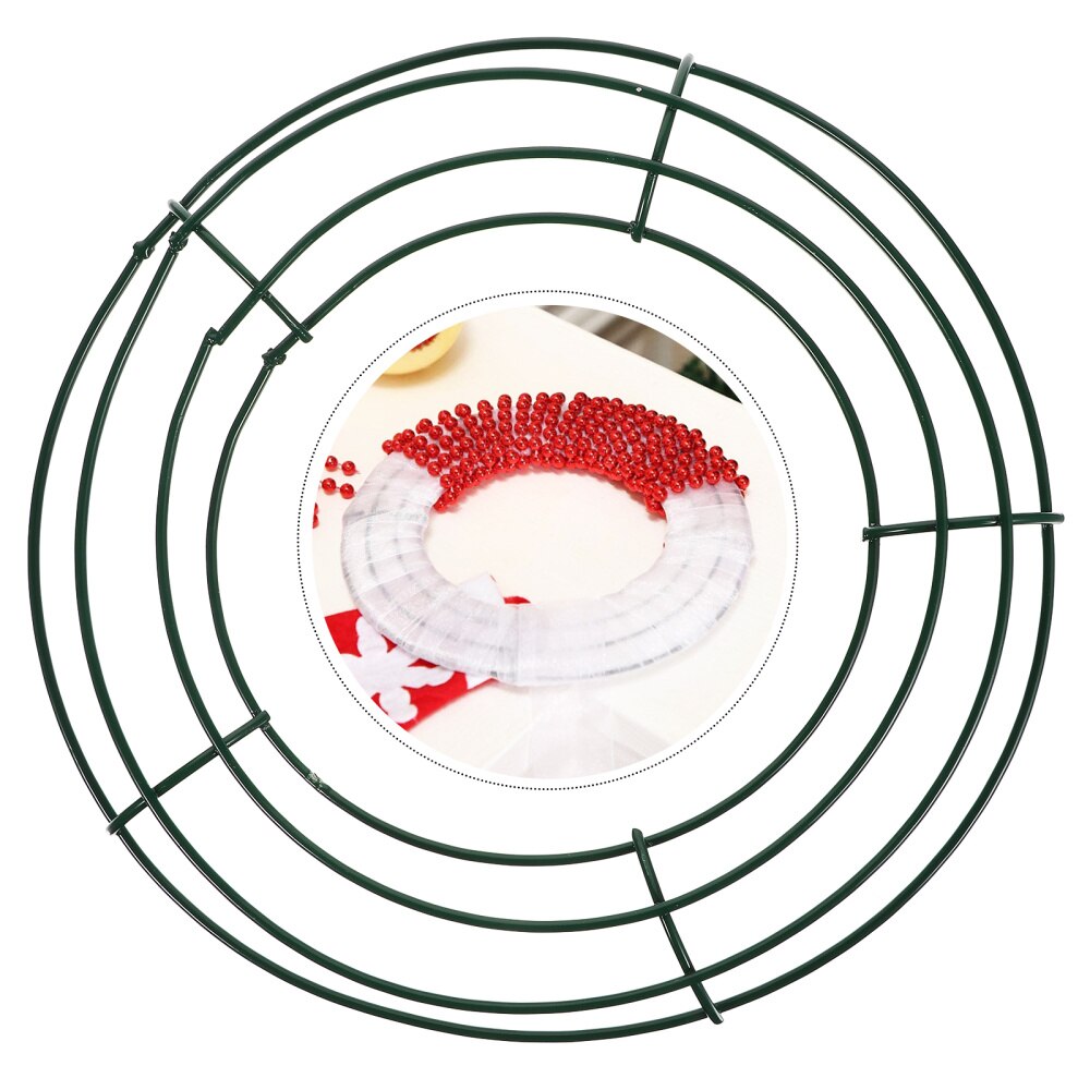 5Pcs Iron Wreath Frame Round Wire Wreath Making Ri... – Grandado