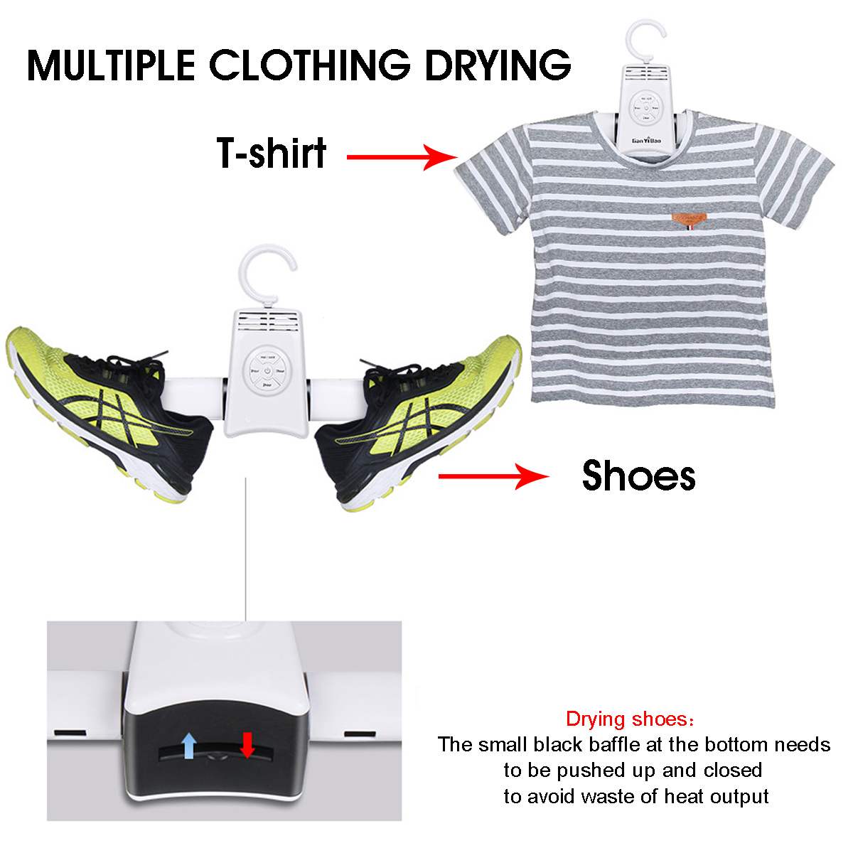 150W 220V Electric Clothes Hanger Portable Drying ... – Grandado