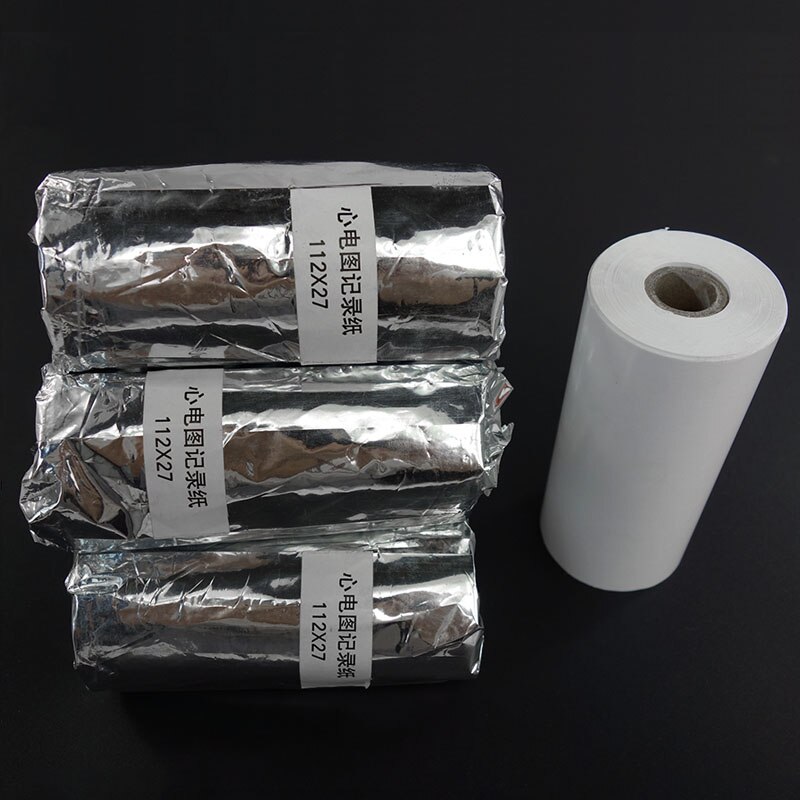 ECG thermal paper 112mm x 27m 2 rolls/pack three c... – Vicedeal