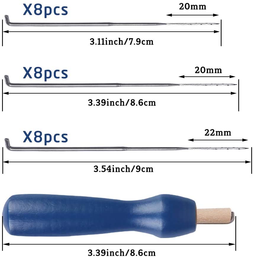 Lmdz Wol Roving, 3 Kleuren Naaldvilten Wol (30G/Kl... – Grandado