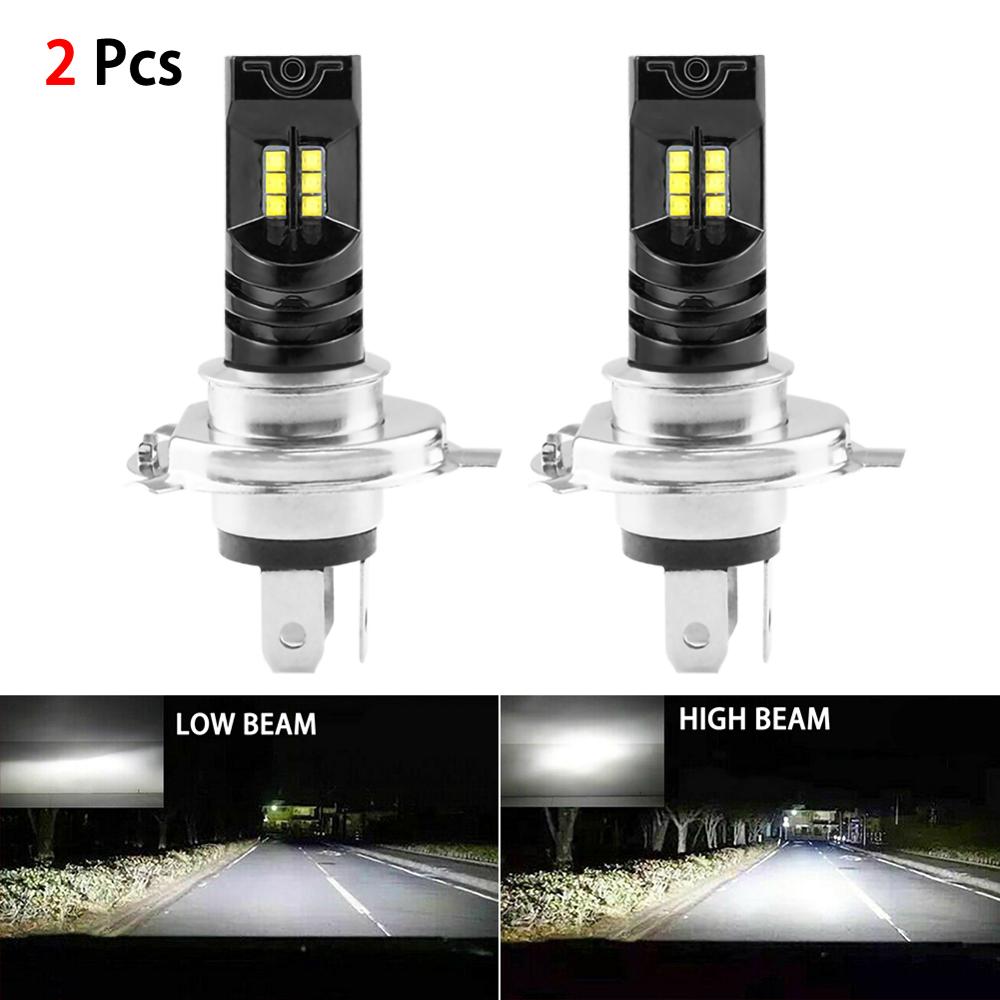 2pcs Car LED Headlight Fog Light Lamp H4 LED Bulb ... – Vicedeal