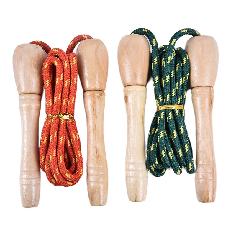 2m Wood Handle Jump Rope Exercise Body Building Fi... – Grandado