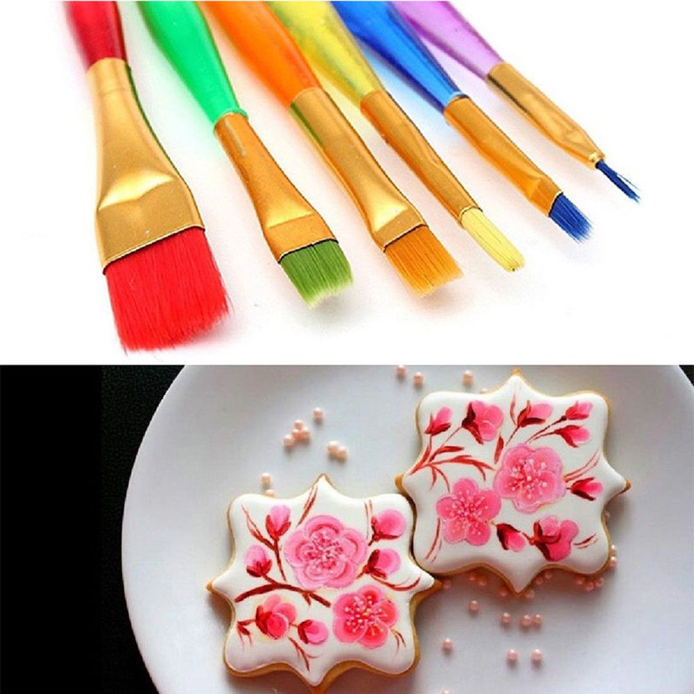 6pcs/set Diy Colorful Fondant Brush Cake Decoratin... – Grandado