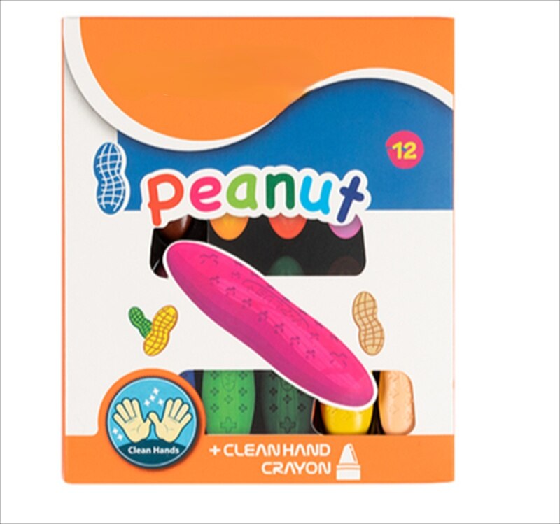 Washable Cute Color Peanut Crayons for Children an... – Grandado
