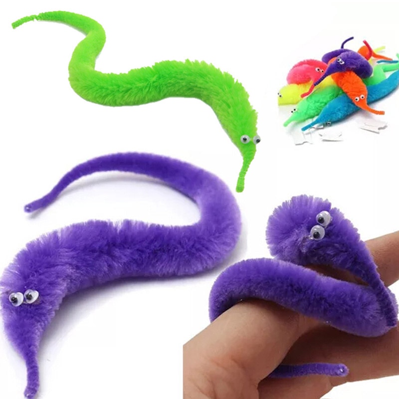18pcs/lot 18 colors Wiggly Hippocampus Worms Magic... – Grandado