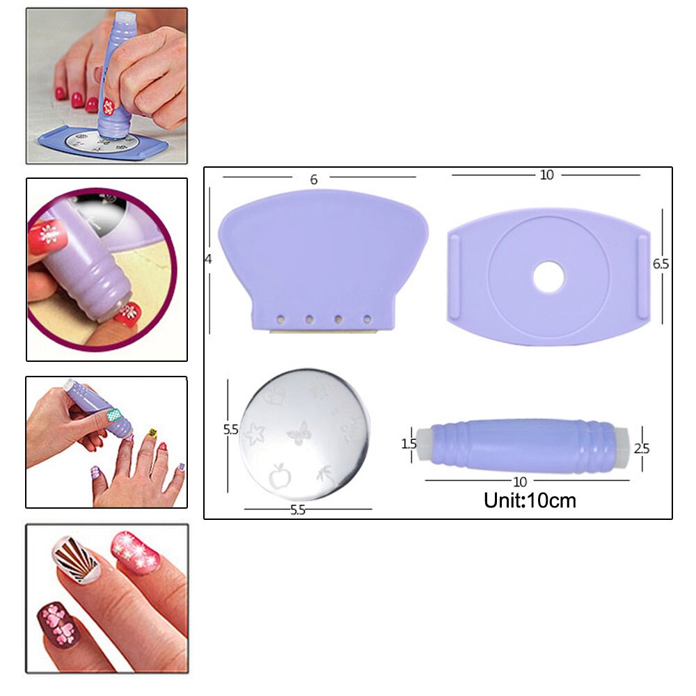 DIY Nail Art Stamping Set Nail Printer Kit Nail Ar... – Vicedeal