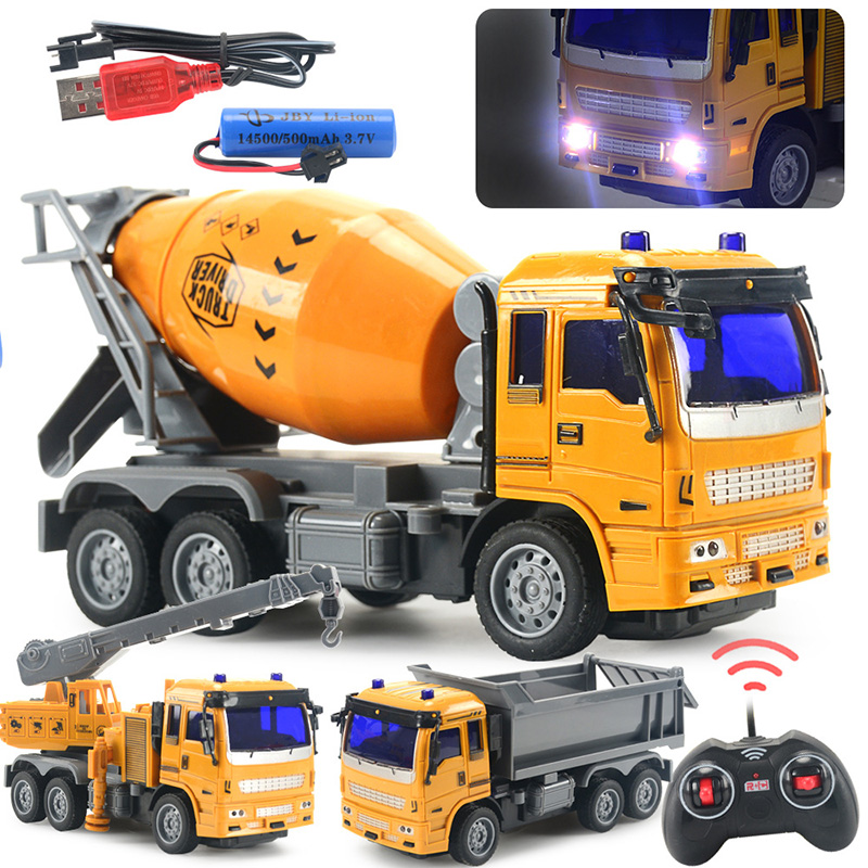 RC Truck Enggineering Car 1:30 Mixing Crane Water ... – Grandado