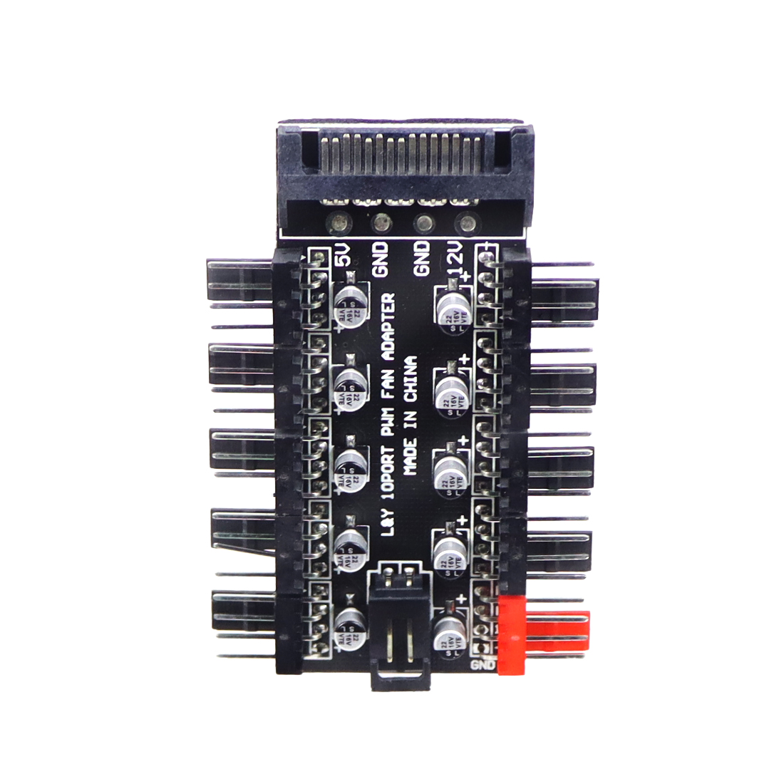 Hub DE VENTILADOR PWM de 1 a 10 Sata Molex, Enfria... – Grandado